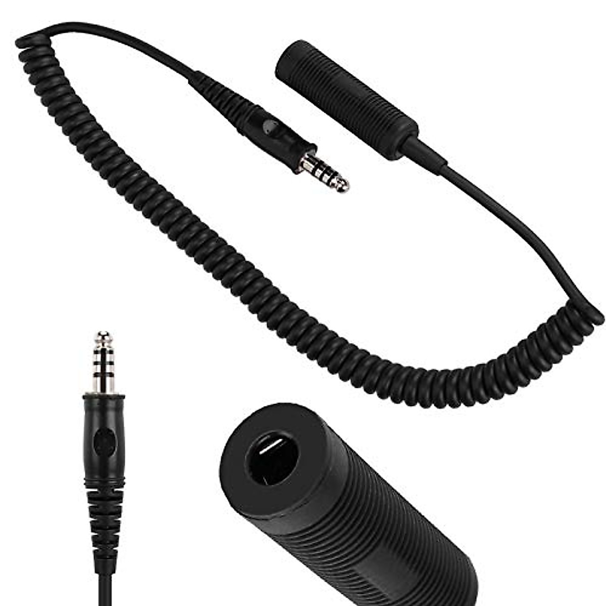 Demeras Headphone Extension Line U-92A/U to U-174/U Plugs Headphone Extension Cable Connect to ...