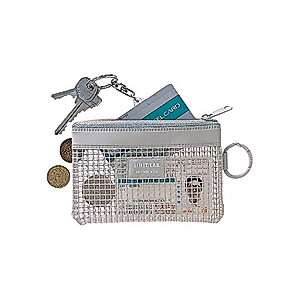 LIHITLAB Travel Case, Mesh, 5.6 x 3.7 inches, Sea-Green (F234-Sea-Green)