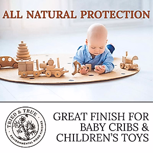 Tried & True Original Wood Finish, 8 oz. - Linseed Oil & Beeswax Blend, Ideal for All Woodwork, Long-Lasting Durability, Food Safe Sealer, Non-Toxic Wood Finish