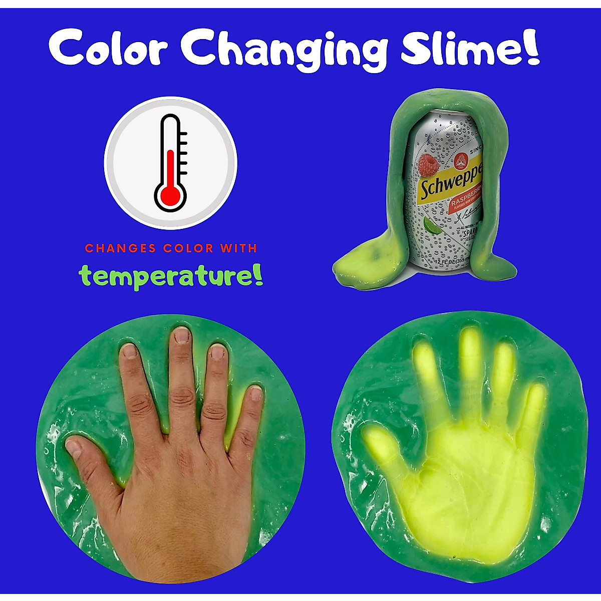 Ultimate Slime Kit - 10 Slimy Experiments | Make Glow-in-The-Dark, Clear, Color-Shift, Bounce, & Other Cool Slimes | Fun STEM & Science Activity Kit Gift for Kids & Teens