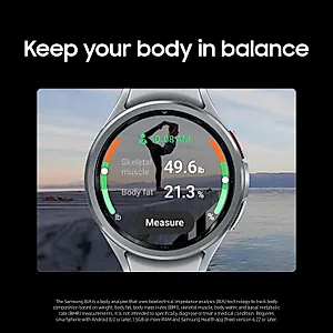 SAMSUNG Galaxy Watch 6 Classic 47mm Bluetooth Smartwatch, Rotating Bezel, Fitness Tracker, Personalized HR Zones, Advanced Sleep Coaching, US Version, Black (Renewed)