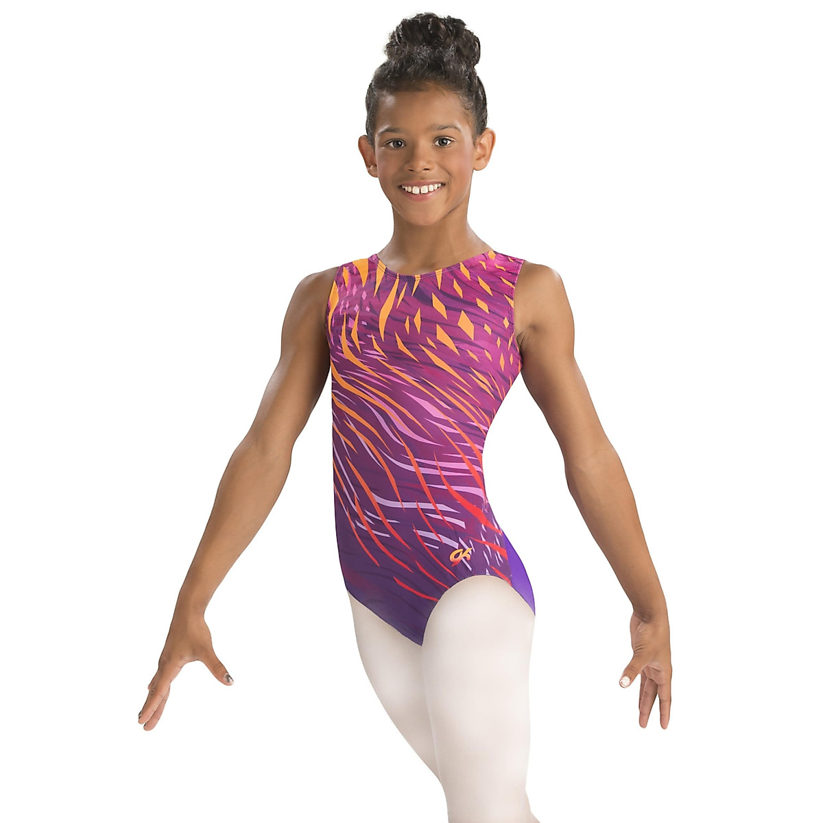 GK Girls Gymnastics Leotards Dance Ballet Apparel One Piece (CL, Sassy Safari)