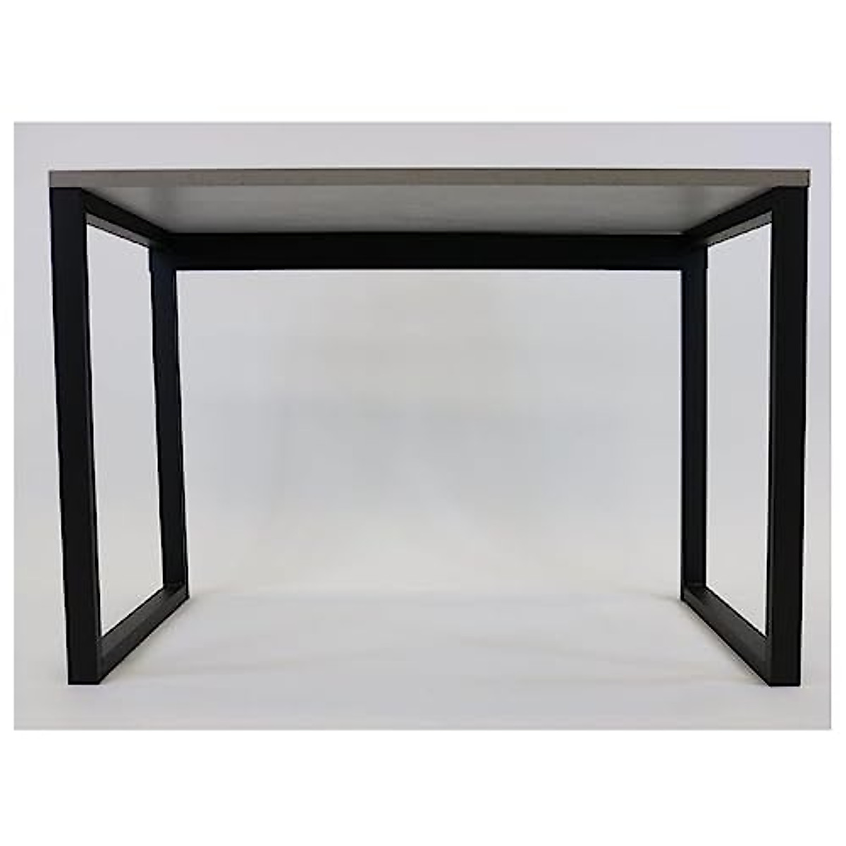 Steel Square Table OLegs - 28.5”High x 24”Wide with Cross Bar, Create The Perfect workspace or Interior Design Addition with a Pair of Contemporary Square Profile Table Legs That Instantly Standout.