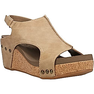 Corkys Footwear Women's Carley Taupe Wedge Taupe 9 M