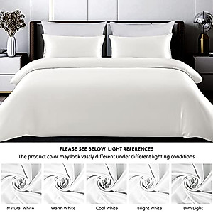 Vividmoo Silk Pillowcase for Hair and Skin 100% Natural Mulberry Silk Pillow Case 22 Momme Pillow Cover with Envelope Closure, Both Side Grade 6A Pure Silk Pillow Sham (White, Standard-1 Pack)