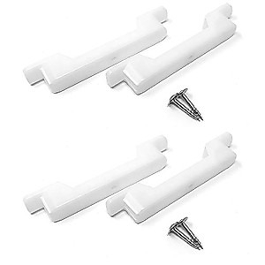 False Front Cabinet Clips 4-1/2" - Fake Drawer Clips/False Drawer Front Clips - 2 Sets 4 Clips