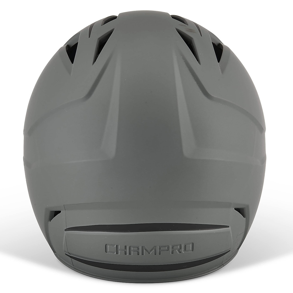 CHAMPRO HX Legend Plus Performance Baseball Batting Helmet with Removeable Jaw Guard in Two-Tone Color Matte Finish, Graphite, Black, Junior (HXM2GRJ) Medium