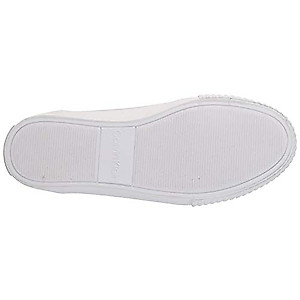 Calvin Klein Women's LARISS Sneaker, White 142, 7.5