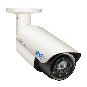 GW 32 Channel 4K NVR 8MP (3840x2160) H.265+ Color Night Vision Smart AI Security Camera System - 32 x UltraHD 4K Human Detection PoE IP Microphone Outdoor/Indoor Bullet Camera, 15 AI Functions