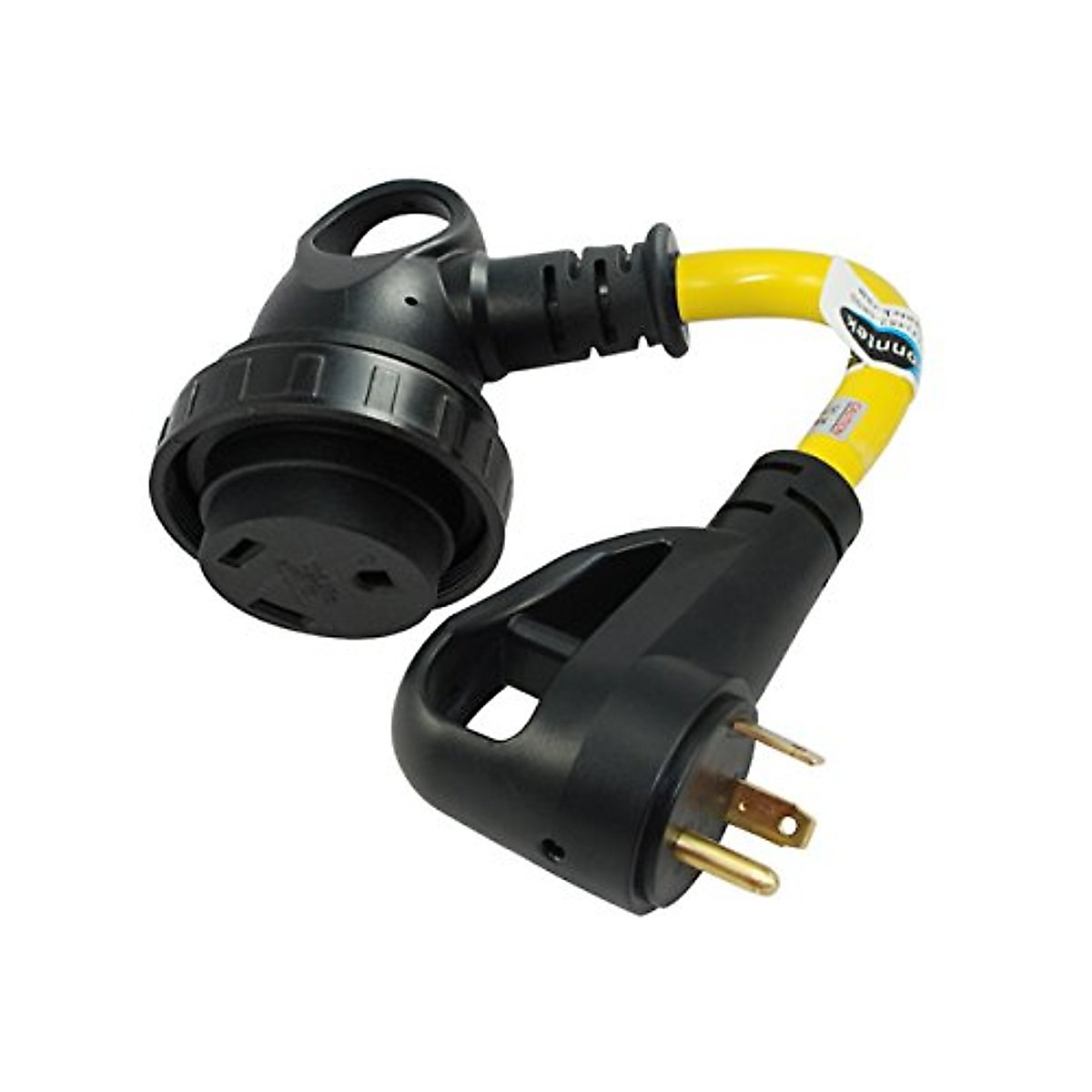 Conntek 15358-EC0RE 1.5FT Ergo Grip Adapter Cord RV TT-30P to TT-30R Cruiser RV Style