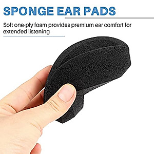 Bopfimer Replacement Grado Headphone G Cushion - Fits GS1000i, GS1000e, PS1000, PS1000e & More - Pair in Black