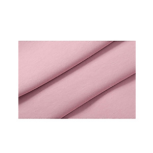 Haellun Womens Casual Winter Warm Fleece Sherpa Lined Pullover Hooded Sweatshirt (Pink, Medium)