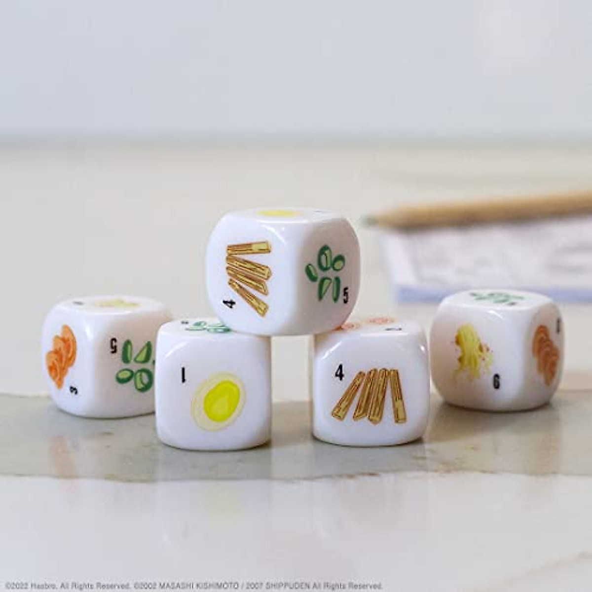 YAHTZEE: Naruto Shippuden | Collectible Ramen Bowl Dice Cup | Classic Family Dice Game Based on Anime Show | Great for Family Game Night | Officially-Licensed Naruto Game & Merchandise