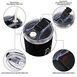 Pitbull Mom 40 Oz Tumbler Insulated Stainless Steel Water Bottle Travel Mug Car Cup with Handle and Straw