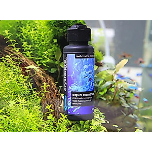 Crystalpro-Aqua Clear Aquarium Water Clarifier 4.22 Oz Bundle with Aqua Conditioner Aquarium Water Conditioner to Treat Tap Water 4.22 Oz for Freshwater Aquariums and Fish Ponds