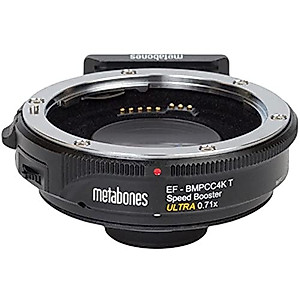 Metabones T Speed Booster Ultra 0.71x Adapter for Canon EF Lens to BMPCC4K Camera