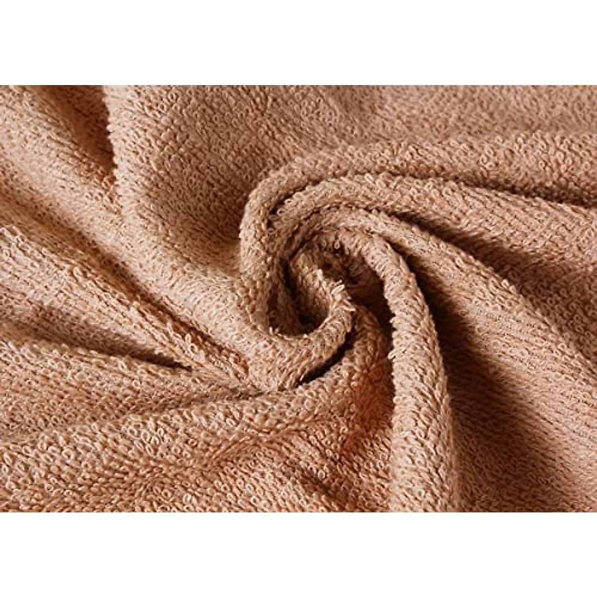 Towel and Linen Mart 100% Cotton 6 Pack Bath Towel Set, Quick Dry, Super Absorbent, Light Weight, Soft, Multi Colors (27 x 54 Pack of 6)