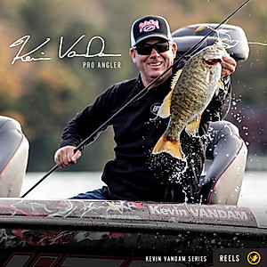 Lew's KVD 7.5:1 Right Hand Baitcast Reel, Maroon, One Size, (KVD1SH)