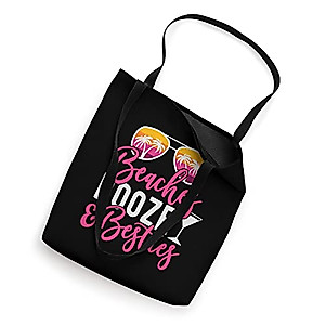 Girls Trip Girls Weekend Friends Beaches Booze & Besties Tote Bag