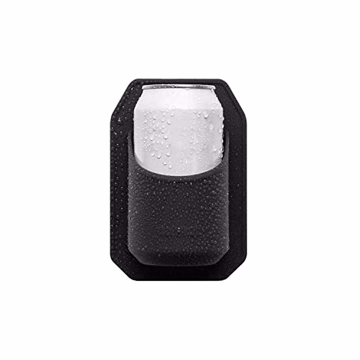 Tooletries - Shower Drink Holder - 100% Silicone Can Holder for Beer or Soda - Bathroom Accessory - Silicone-Grip Technology, No Adhesive Needed - in Partnership with 30 Watt - Charcoal