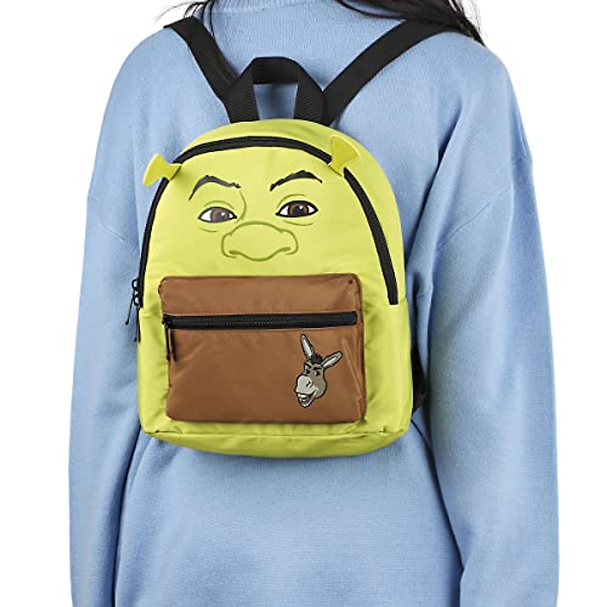 Bioworld Shrek Big Face With 3D Ears Women's Mini Backpack