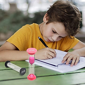 3 otters Sand Timers Set, 8PCS Sand Timers Colorful Hourslasses Sandglass Timer for Kids, Game, Sand Timers for Classroom, Cooking, Office