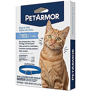 PetArmor Flea and Tick Collar for Cats, 1 Count
