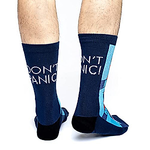 Good Luck Sock Men's Elon Musk Socks, Adult, Shoe Size 8-13