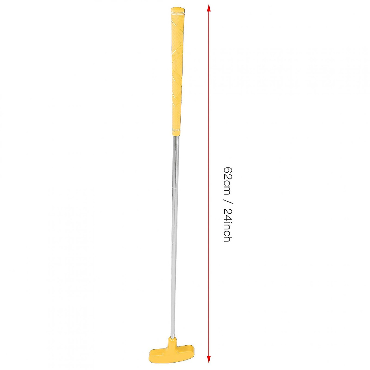 Golf Putter, Golf Putters for Men Right Handed and Left 6 Colors 24inch Mini Rubber Head Golf Putters Kids Golf Putter Steel Shaft for Kids, Junior and Adults Toddler Putter Golf Clubs(Yellow)