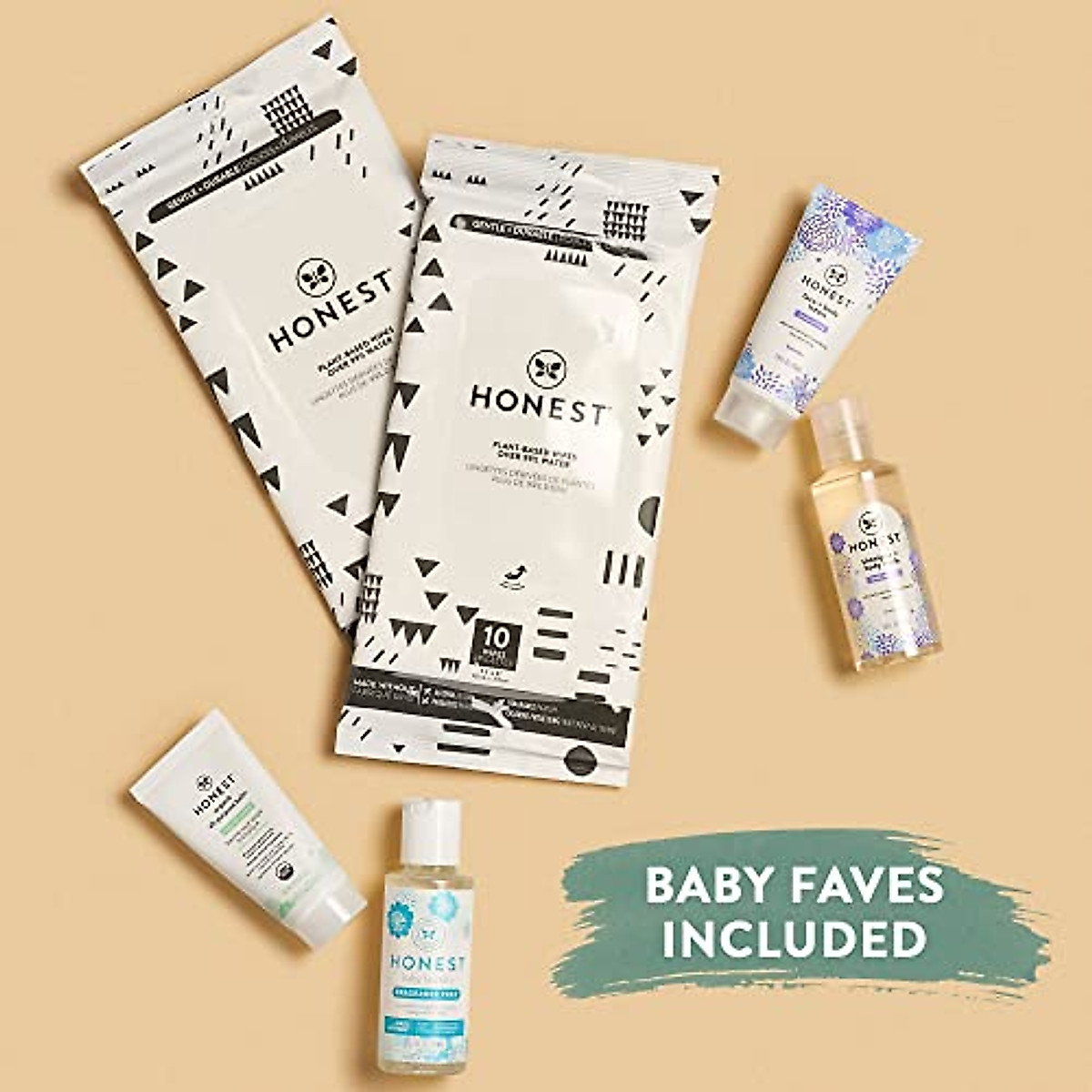 The Honest Company Diaper Cake | Clean Conscious Diapers, Baby Personal Care, Plant-Based Wipes | Rose Blossom | Regular, Size 1 (8-14 lbs), 35 Count