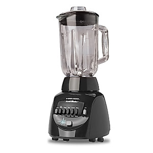 Black & Decker BL10450HB Crush Master 10-Speed Blender with 42-Ounce Glass Jar, Black