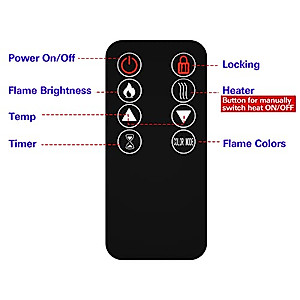 Hykolity 36 inch Electric Fireplace Inserts, 750/1500W Recessed and Wall Mounted Electric Fireplace, Electric Wall Fireplace Heater with Remote Timer, Touch Screen, Log/Crystal Hearth Options