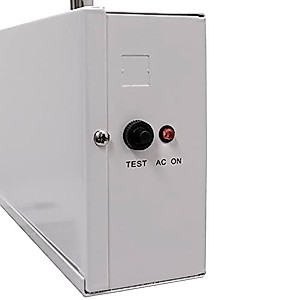 LFI Lights | Chicago Approved Emergency Light | White Steel Housing | Two LED Adjustable Round Heads | Hardwired with Battery Backup | UL Listed | 6V 10W | EL-CHLED