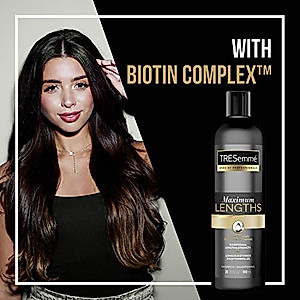 TRESemmé Shampoo Biotin for Dry Hair and Split Ends Max Lengths Sealing Split Ends 20 Fl Oz (Pack of 4)
