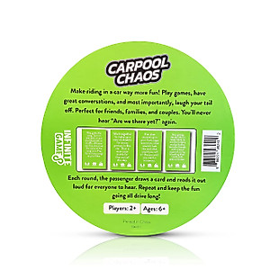 Carpool Chaos - Car Games, Travel Games, Road Trip Games, Travel Games for Kids 8-12, Road Trip Essentials Kids, Car Game Kids, Road Trip Essentials for Adults, Kids Travel Activity