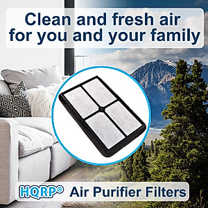 HQRP 2-pack HEPA Filter compatible with Black&Decker BXAP040 BXAP041 Table Top, parts BXFLTX FLT4010 Replacement