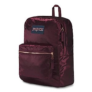 JanSport JS0A3C4W50C High Stakes Backpack, Russet Red/Rose Gold