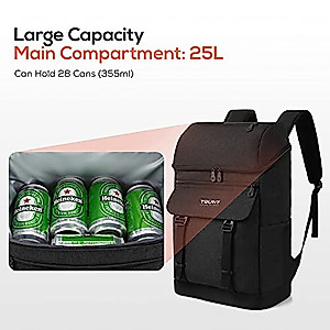 TOURIT Backpack Cooler Leak Proof 28 Cans Cooler Backpack Insulated Waterproof Cooler for Men and Women, Picnic, Hiking, Work, Trip