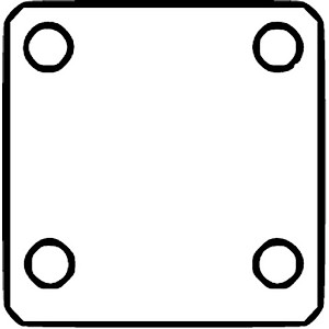 Diaphragm for A-dec - 6 per Package (Size: 1.0 x 1.0 x .013) ADD019
