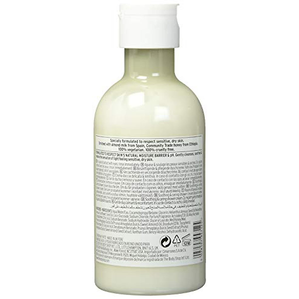 The Body Shop Almond Milk & Honey Soothing & Caring Shower Cream - 250ml