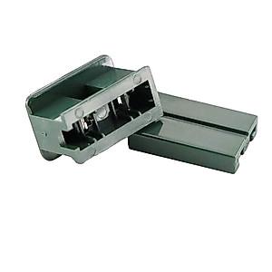 GFQHF Male Gilbert Plug for 18 Guage SPT-1 Wire, Slip Plug, Vampire Plug, Zip Plug, 25 Pack, UL Listed (Male, White)