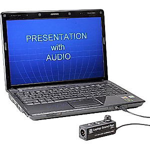 DSAN Laptop Sound Port Compact Adapter with Ground Lift Switch