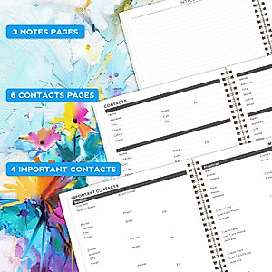2023-2024 Monthly Planner/Calendar - Monthly Planner 2023-2024 with Two-Side Pocket, January 2023-December 2024, 9" x 11", Two Years Monthly Planner, Flexible Cover, Perfect Organizer