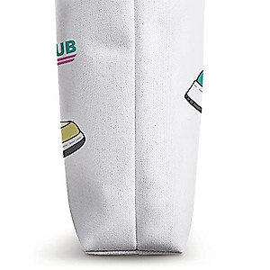 Running Up That Hill Retro Running Marathon Track Cross Tote Bag