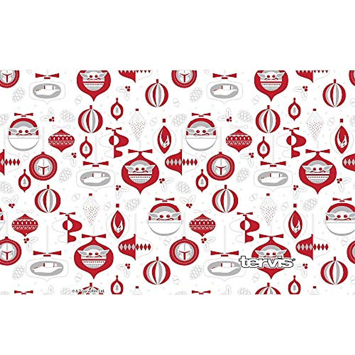 Tervis Triple Walled Star Wars - The Mandalorian Holiday Insulated Tumbler Cup Keeps Drinks Cold & Hot, 20oz, Stainless Steel