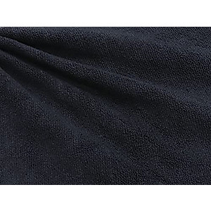 HYLLZB Microfiber Kitchen Dish Cloth Cleaning Rags, 9 Pack Microfiber Cleaning Cloth for Glasses, Lint Free Cloth Rags for Household Cleaning or Cooking, 12 x 12 Inches (Black)