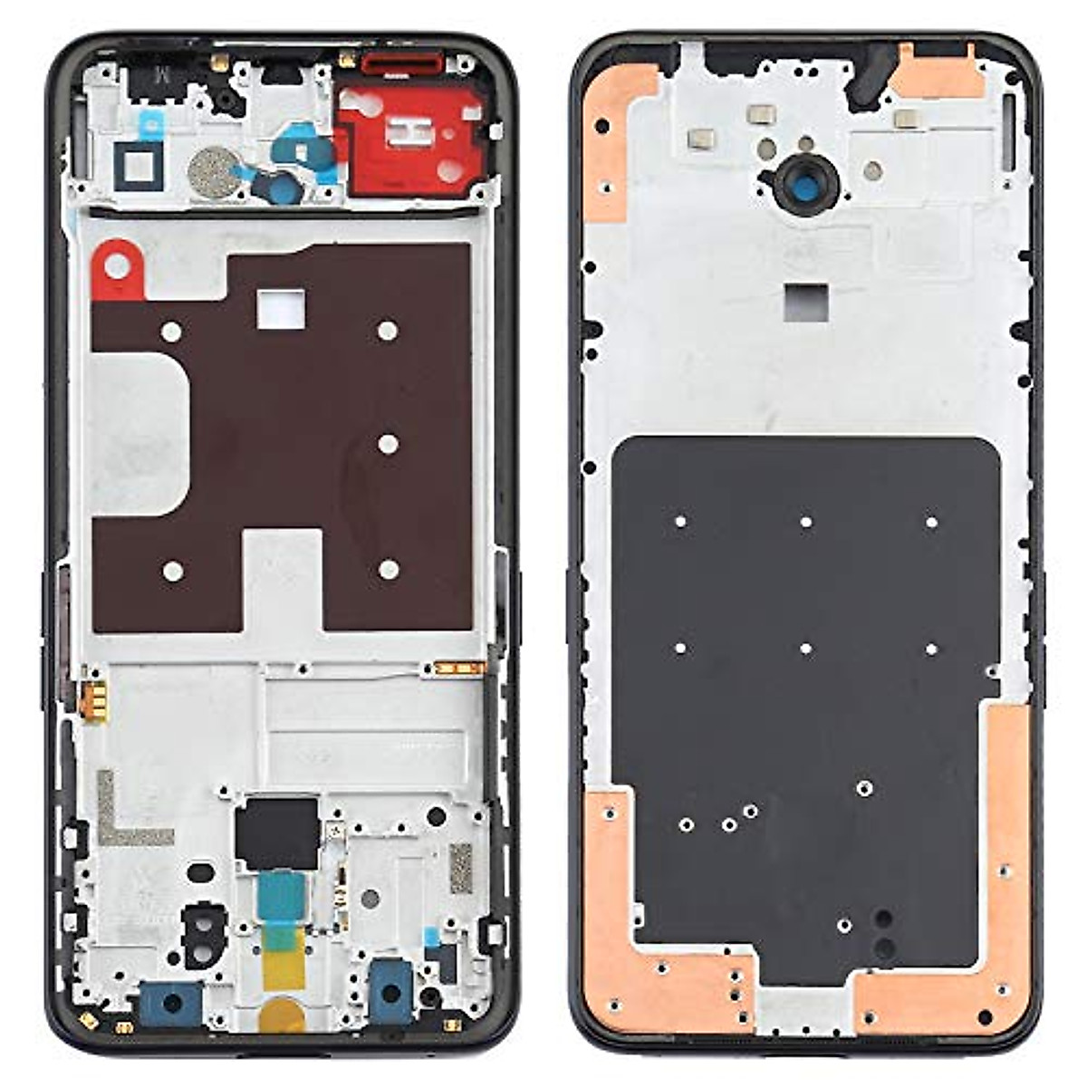 YUANSHIHUI Cellphone Replacement Parts for Oppo Reno2 Z/Reno2 F PCKM70 PCKT00 CPH1945 CPH1951 CPH1989 Front Housing LCD Frame Bezel Plate
