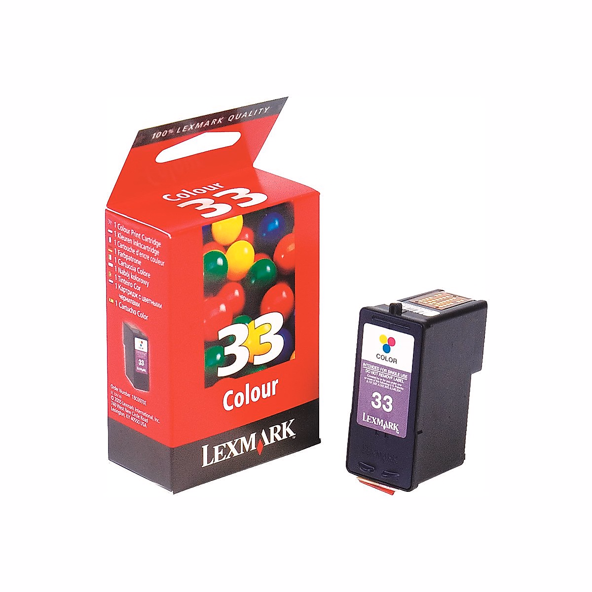 Lexmark #33 factory (OEM) Color Print Cartridge