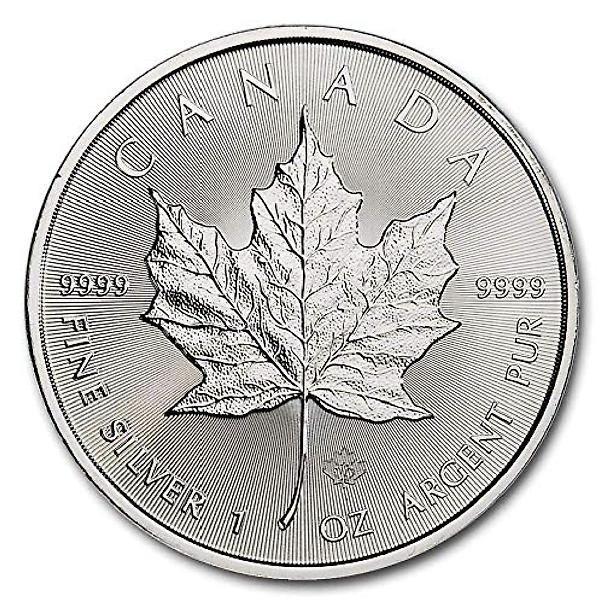 1988 - Present (Random Year) Lot of (5) 1 oz Silver Maple Leaf Brilliant Uncirculated