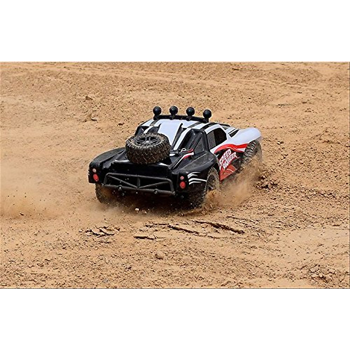 RC Car, Electric Remote Control Model Racing Car 1/18 Scale Off Road 2.4 Ghz Radio, Flexible 4WD High Speed Rc Truck, Best RC Trucks For Beginners, White